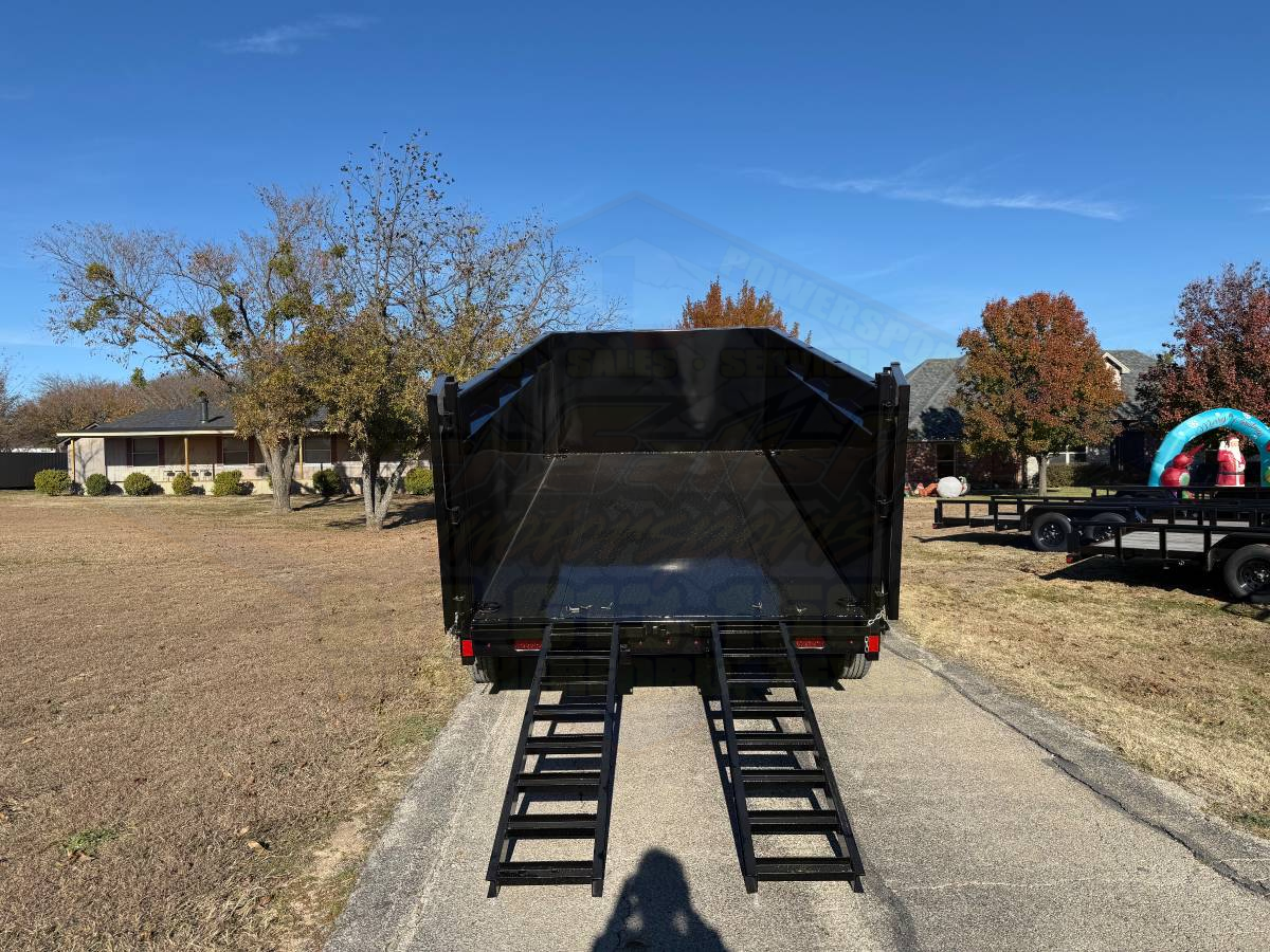 2026 DELCO 83″ X 14′ DUMP TRAILER WITH 4′ SIDEWALLS, TARP, RAMPS AND ...