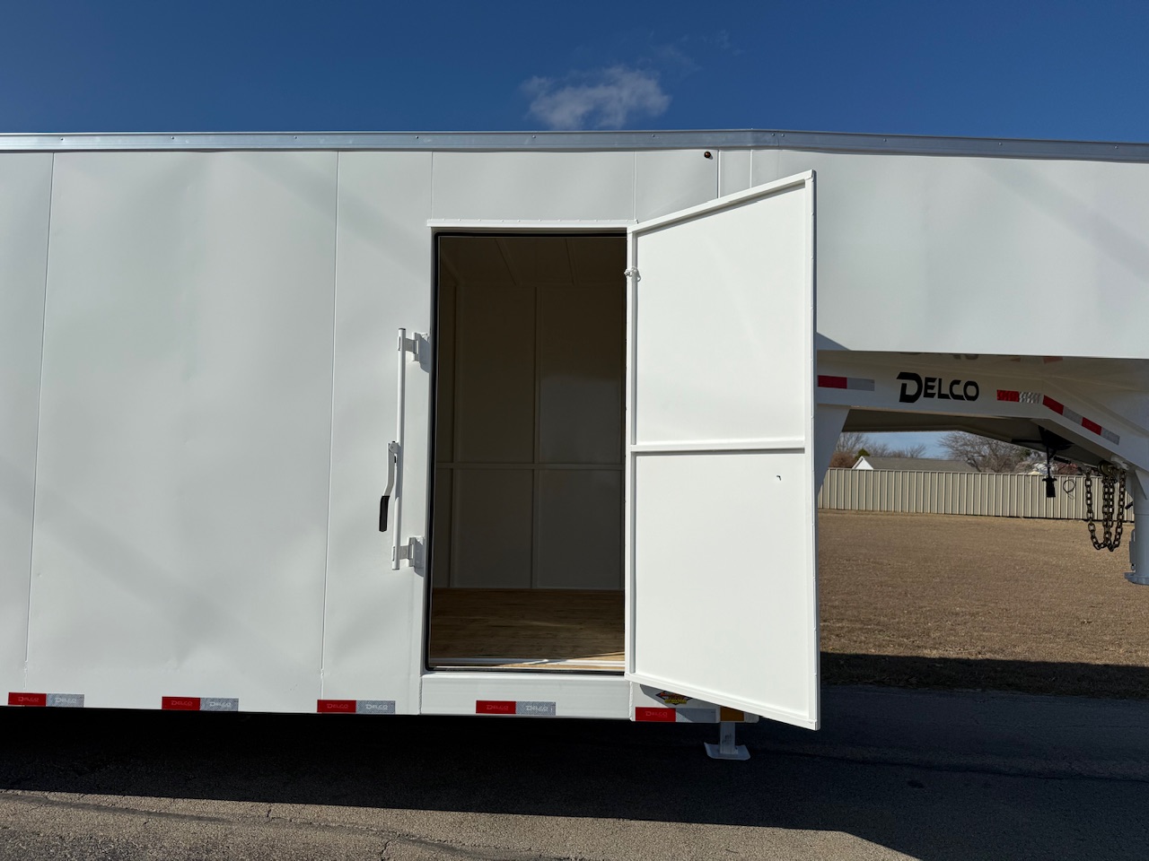 2026 DELCO 8′ X 24′ ALL STEEL GOOSENECK CARGO TRAILER WITH SIDE DOOR ...